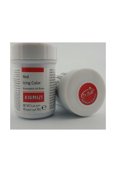 Drgusto kırmızı İcing Color Konsantre Jel Boya Drgusto kırmızı İcing Color Konsantre Jel Boya