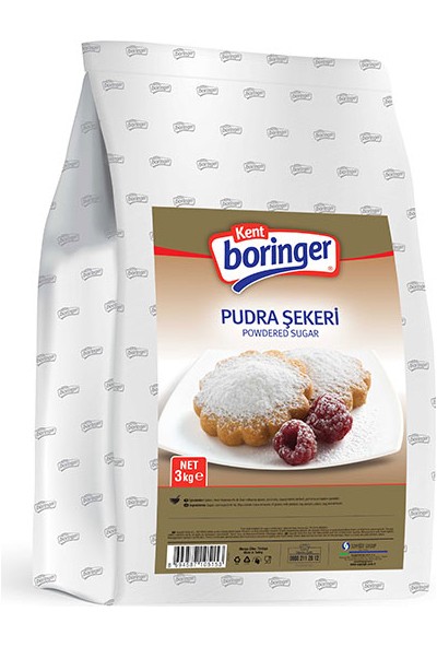 Kent Boringer kent Pudra Şekeri 3 Kg