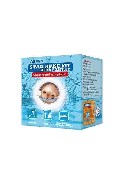 Abfen Sinus Rinse Kit Yedek Poşetler 50 Adet Abfen Sinus Rinse Kit Yedek Poşetler 50 Adet