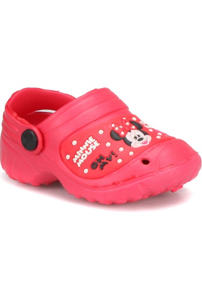 Mickey Mouse 72425T Kırmızı Kız Çocuk Terlik