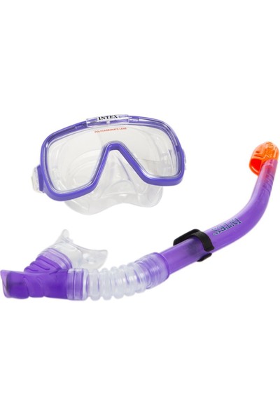 İntex Şnorkel & Maske Set (Mor)