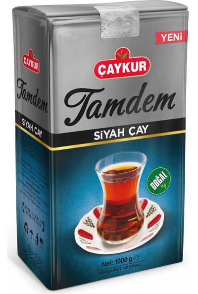 Çaykur Tamdem Bergamot Aromalı Çay 1000 Gr
