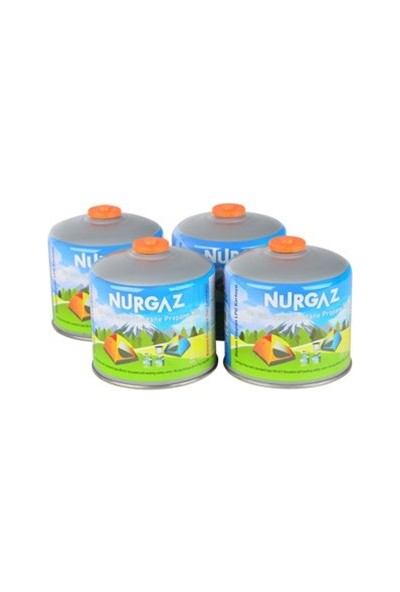 Nurgaz 450 Gr Vidalı Kartuş 4'lü Set Nurgaz 450 Gr Vidalı Kartuş 4'lü Set