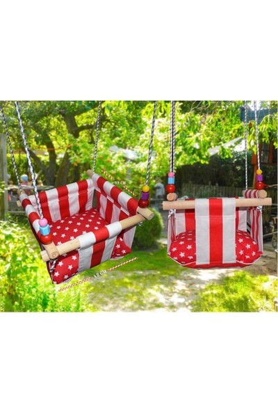 Hupim Bebek Salıncağı Beşik - Dekoratif Ahşap Bebek Hamağı