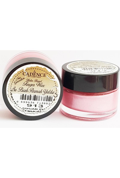 Cadence Parmak Yaldız Boya 20 Ml - Şeker Pembe 913