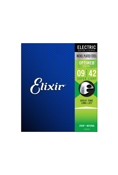 Elixir 009-042 Optiweb Elektro Gitar Teli Elixir 009-042 Optiweb Elektro Gitar Teli