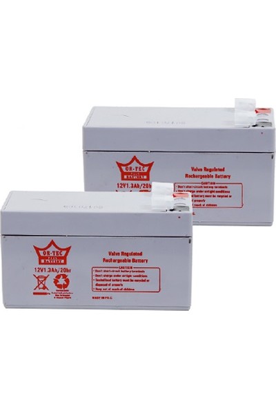 Ortec Kuru Akü 12 V 1,3 Ah Beyaz Ortec Kuru Akü 12 V 1,3 Ah Beyaz