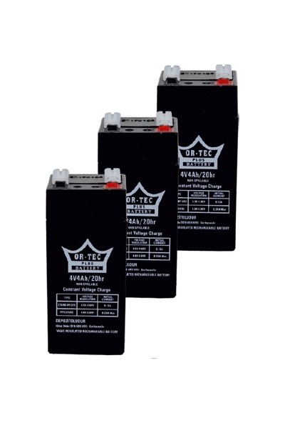 Ortec Kuru Akü 4 V 4 Ah Ortec Kuru Akü 4 V 4 Ah