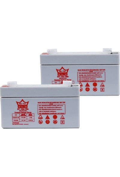 Ortec Kuru Akü 6 V 1,3 Ah Ortec Kuru Akü 6 V 1,3 Ah