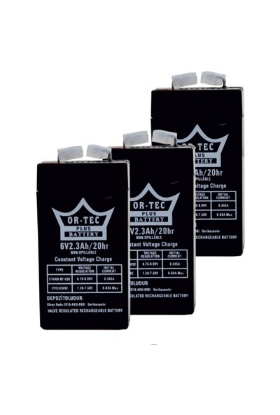 Ortec Kuru Akü 6 V 2,3 Ah Ortec Kuru Akü 6 V 2,3 Ah