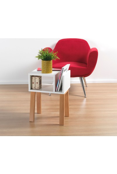 Boo Athena Beyaz Sehpa