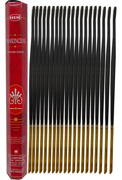 Hem Tütsü Buhur Çubuk Tütsü 20'li (Frankincense) Hem Tütsü Buhur Çubuk Tütsü 20'li (Frankincense)