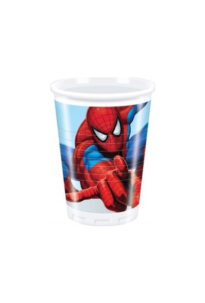 Siyah Lale Spiderman Örümcek Adam Karton Bardak 8 Adet Siyah Lale Spiderman Örümcek Adam Karton Bardak 8 Adet