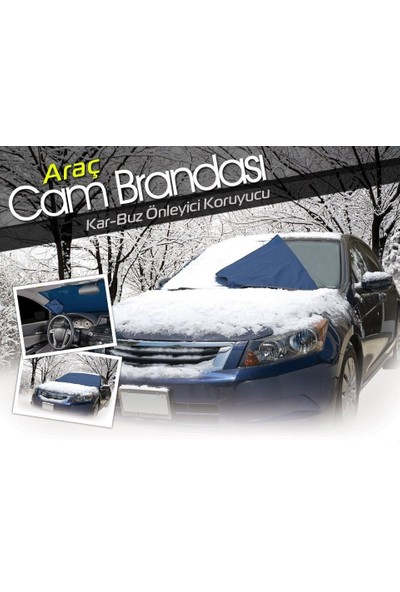 Pratik Kar Buz Önleyici Araç Ön Cam Brandası