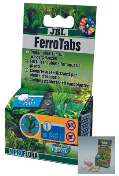 Jbl Ferrotabs Konsantre Akvaryum Bitki Gübresi