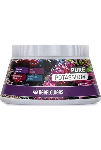 Reef Flowers Pure Potassium Toz Potasyum 500 Ml Reef Flowers Pure Potassium Toz Potasyum 500 Ml