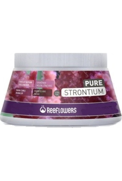 Reef Flowers Pure Strontiım Toz Strontiyum 250 Ml Reef Flowers Pure Strontiım Toz Strontiyum 250 Ml