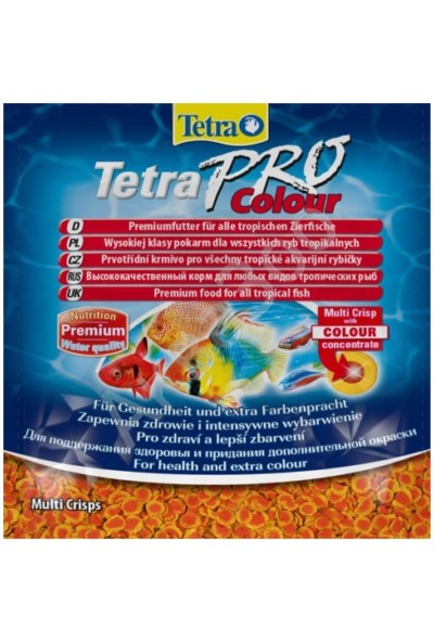 Tetra Pro Colour Crisps Cips Renklendirici Balık Yemi 12 Gr Poşet Tetra Pro Colour Crisps Cips Renklendirici Balık Yemi 12 Gr Poşet
