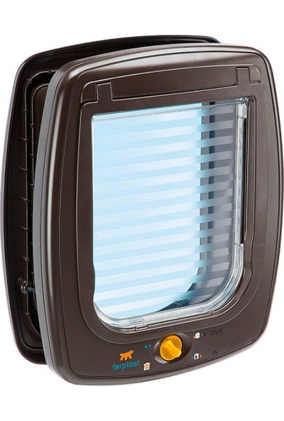 Ferplast Swing 9 Kedi Köpek Kapısı Kahverengi 17 Cm X 20 Cm