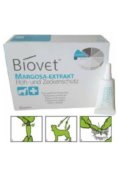 Biovet Bitkisel Büyük Boy Köpek Pire Kene Damlası 4 Lü Biovet Bitkisel Büyük Boy Köpek Pire Kene Damlası 4 Lü