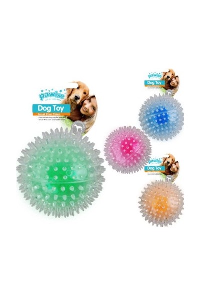 Pawise Işıklı Dikenli Zıplayan Top Köpek Oyuncak 15 Cm Pawise Işıklı Dikenli Zıplayan Top Köpek Oyuncak 15 Cm