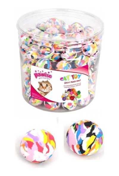 Pawise Renkli Kedi Oyun Topu