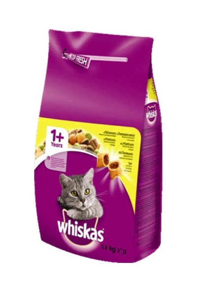 Whiskas Tavuklu Yetişkin Kuru Kedi Maması 3,8 Kg Whiskas Tavuklu Yetişkin Kuru Kedi Maması 3,8 Kg
