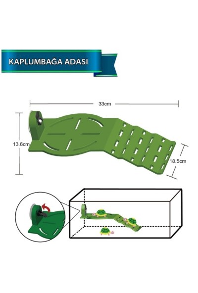 Dophin Kaplumbağa Adası 33 Cm X 18,5 Cm X 13,6 Cm