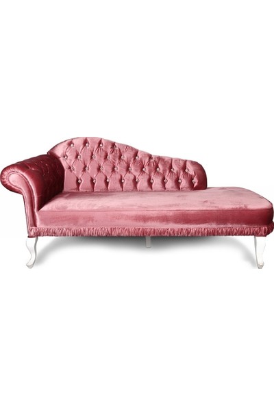 3A Mobilya Josephine Daybed Koltuk Pudra Pembe