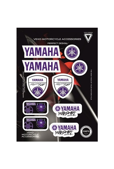 Vexo X23 Yamaha Stıcker Set Mavı