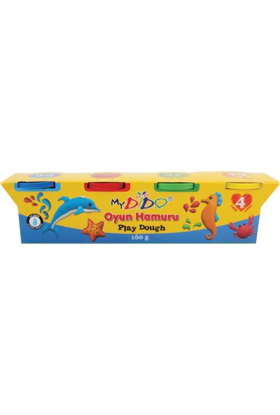 MyDido 4 Renk Oyun Hamuru 160 gr MyDido 4 Renk Oyun Hamuru 160 gr