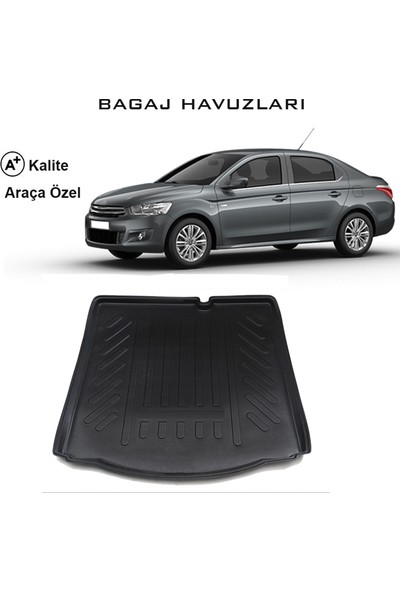 Citroen C Elysee 3D Bagaj Havuzu 2012 ve Sonrası