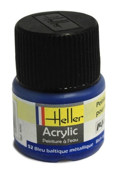 Baltık Mavisi Metalik No: 52, Heller 12Ml Akrilik Maket Boyası Baltık Mavisi Metalik No: 52, Heller 12Ml Akrilik Maket Boyası