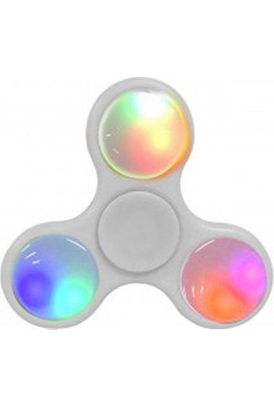 Favorim Shop Işıklı Stres Çarkı ( Hand Spinner ) Orjinal Beyaz Favorim Shop Işıklı Stres Çarkı ( Hand Spinner ) Orjinal Beyaz