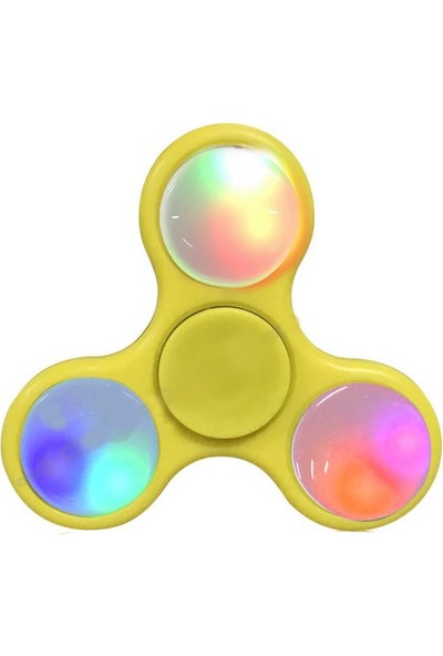 Favorim Shop Işıklı Stres Çarkı ( Hand Spinner ) Sarı