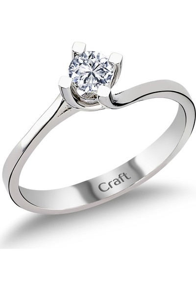 Craft Pırlanta 0.25 Karat Pırlanta Tektaş Yüzük 17