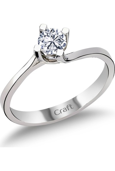 Craft Pırlanta 0.35 Karat Pırlanta Tektaş Yüzük 10