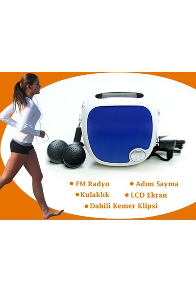 Wildlebend Radyolu Adım Sayar (Pedometre)