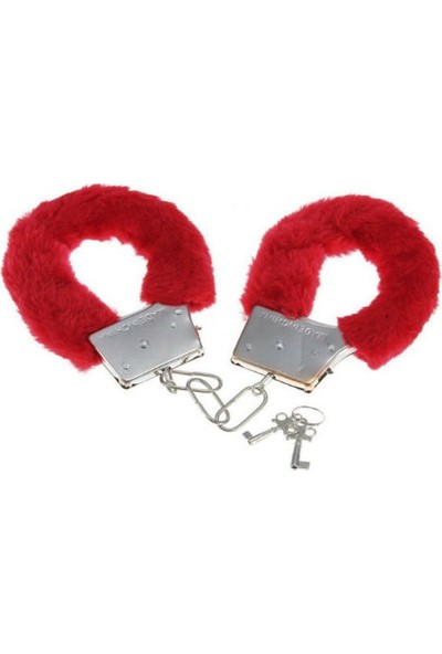 Wildlebend Metal Tüylü Kelepçe - Kırmızı