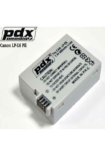 Prodigix Canon Lp-E8 Kamera Bataryası Prodigix Canon Lp-E8 Kamera Bataryası