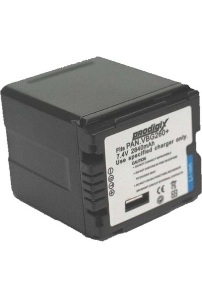 Prodigix Panasonic Vbg260 Kamera Bataryası Prodigix Panasonic Vbg260 Kamera Bataryası