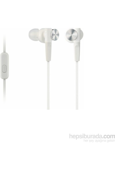 Sony Mdr-XB50APW Ekstra Bas Mikrofonlu Kulak İçi Kulaklık Beyaz