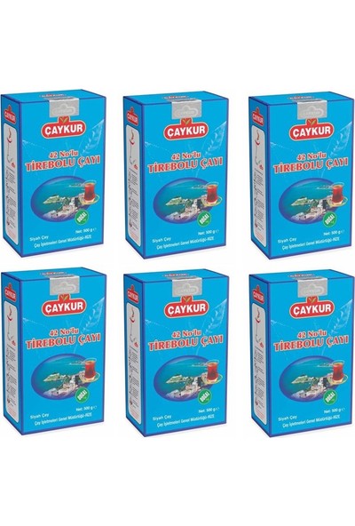 Çaykur 42 Nolu Çaykur Tirebolu Çay 6 Ad. 500 gr Çaykur 42 Nolu Çaykur Tirebolu Çay 6 Ad. 500 gr