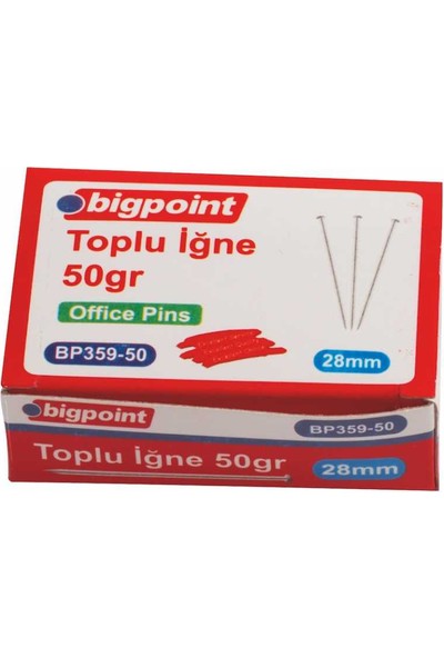 Bigpoint 359 Toplu İğne 50 Gr Bigpoint 359 Toplu İğne 50 Gr