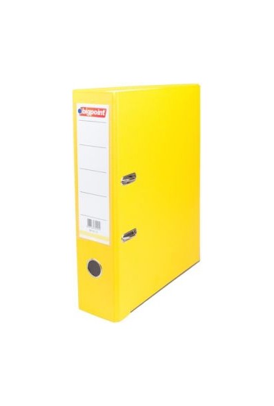 Bigpoint Plastik Klasör Geniş Sarı A4