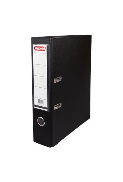 Bigpoint Plastik Klasör Geniş Siyah A4