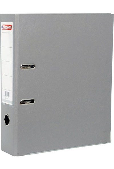 Bigpoint Plastik Klasör Geniş Gri A4