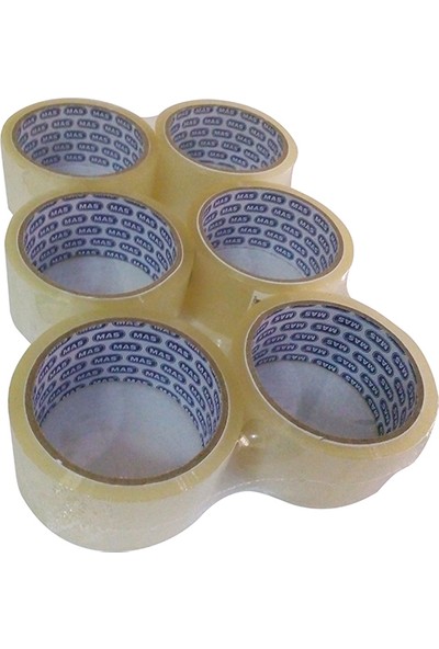 Mas 45Mm-100M 6'Lı Koli Bandı Mas 45Mm-100M 6'Lı Koli Bandı