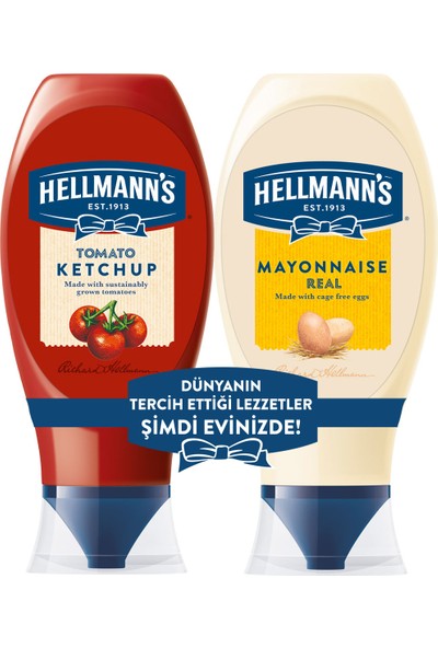Hellmann's Ketçap & Mayonez Orta Set 875G
