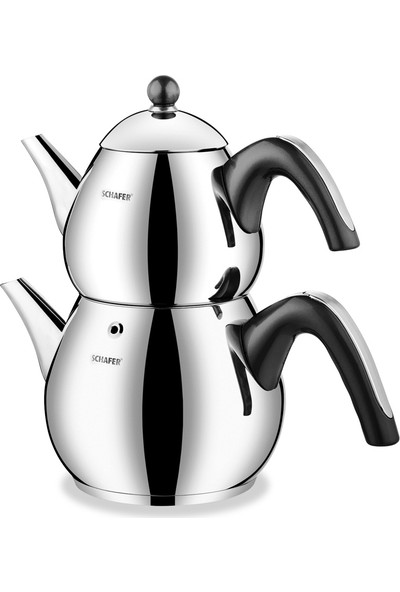 Schafer Tea Chef Orta Boy Siyah Çaydanlık Schafer Tea Chef Orta Boy Siyah Çaydanlık